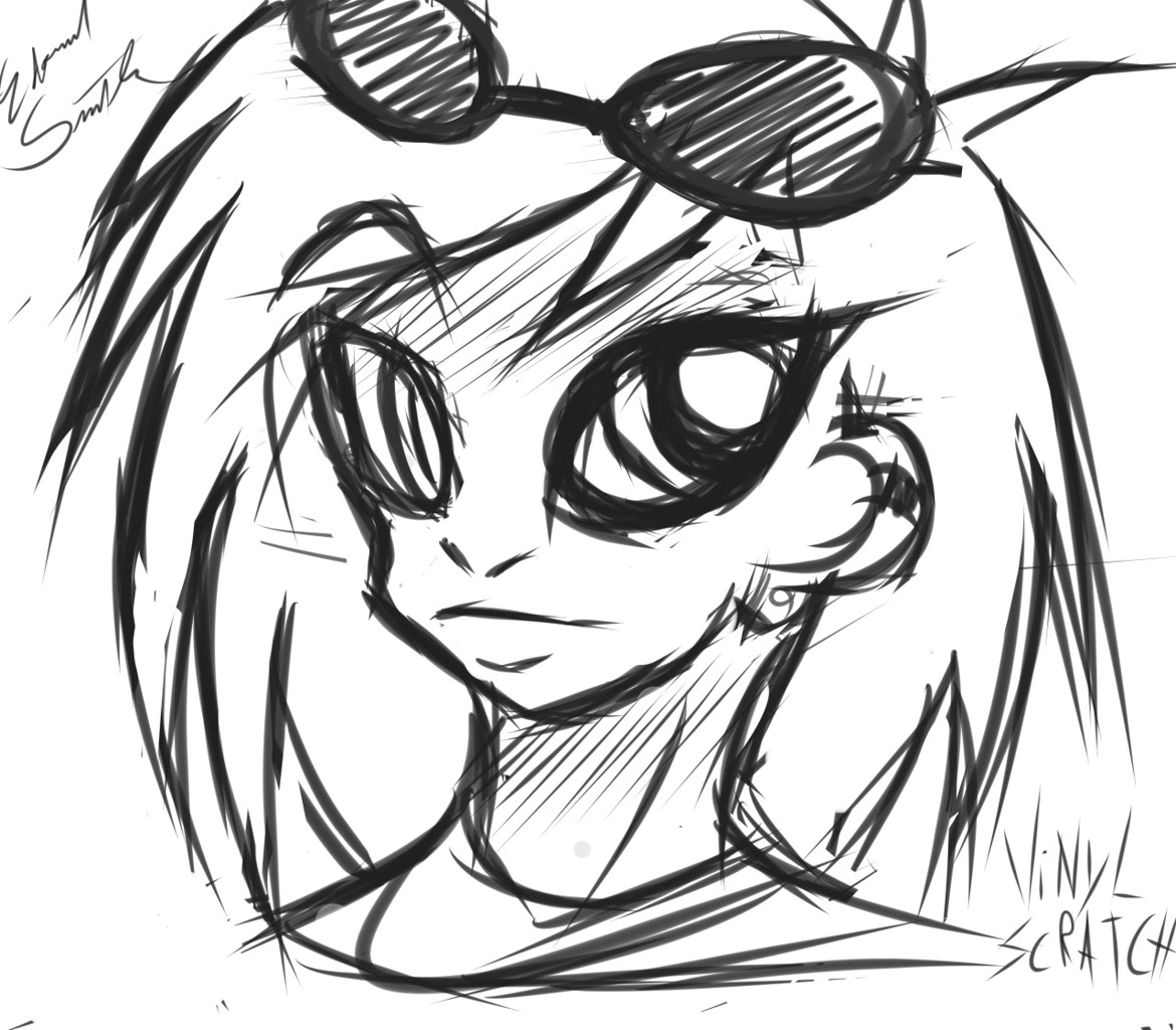 #2781943 - safe, artist:darknud, dj pon-3, vinyl scratch, human, bust ...