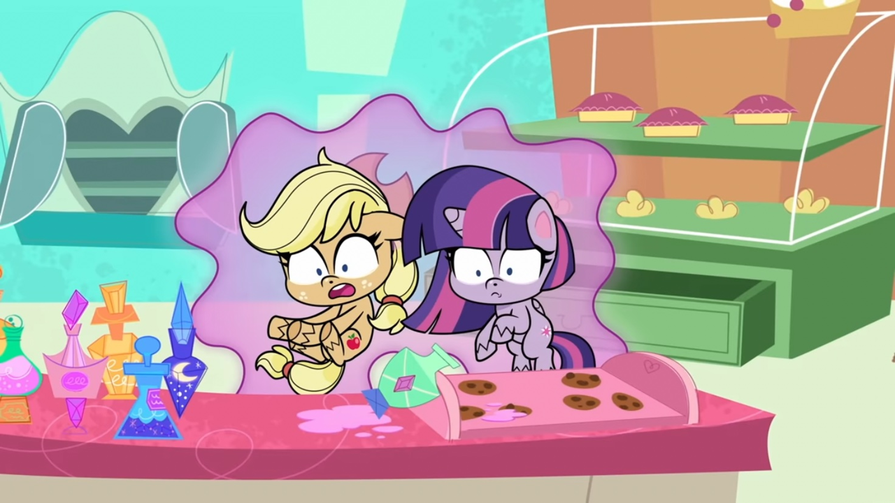 #2782153 - safe, screencap, applejack, twilight sparkle, alicorn, earth ...