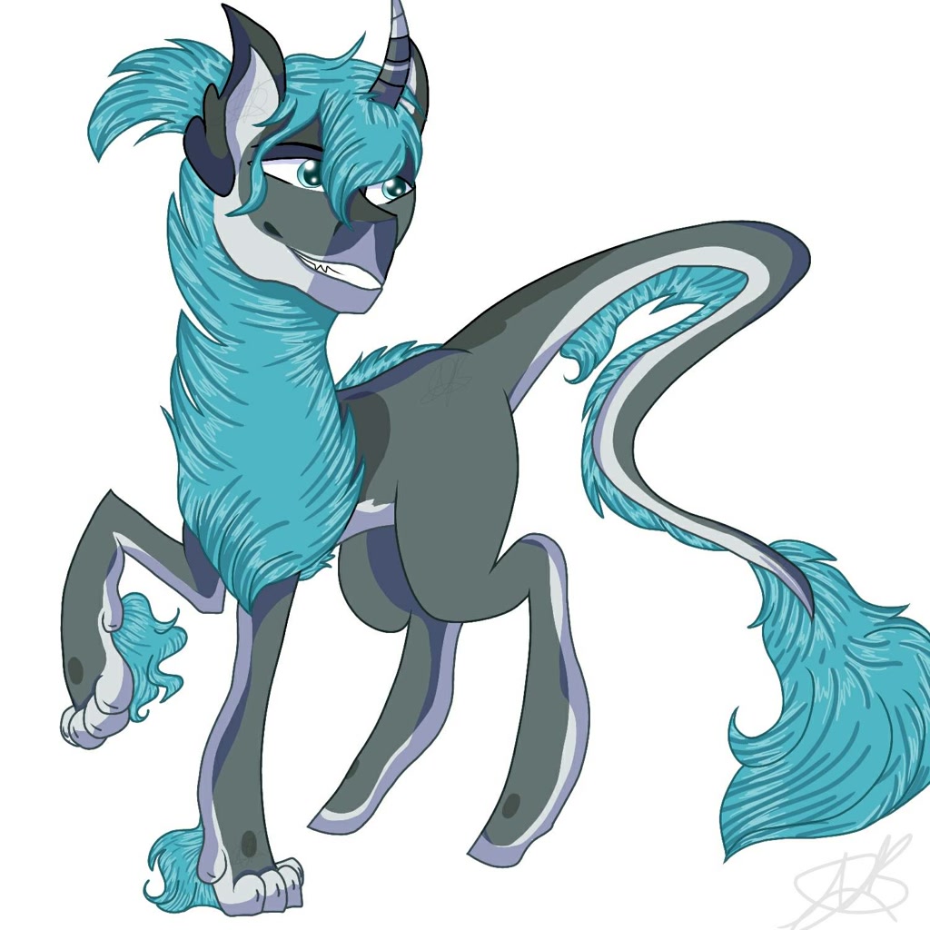 #2785161 - safe, artist:teonnakatztkgs, oc, oc only, pony, sphinx, grin ...