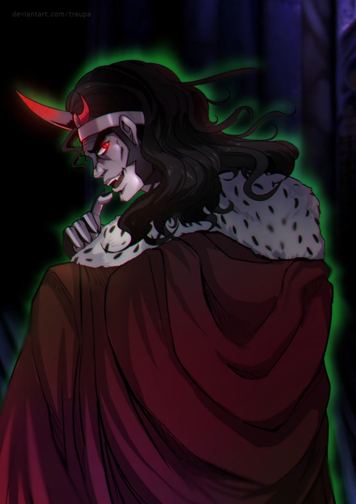 #2786924 - safe, artist:traupa, king sombra, human, cloak, clothes ...