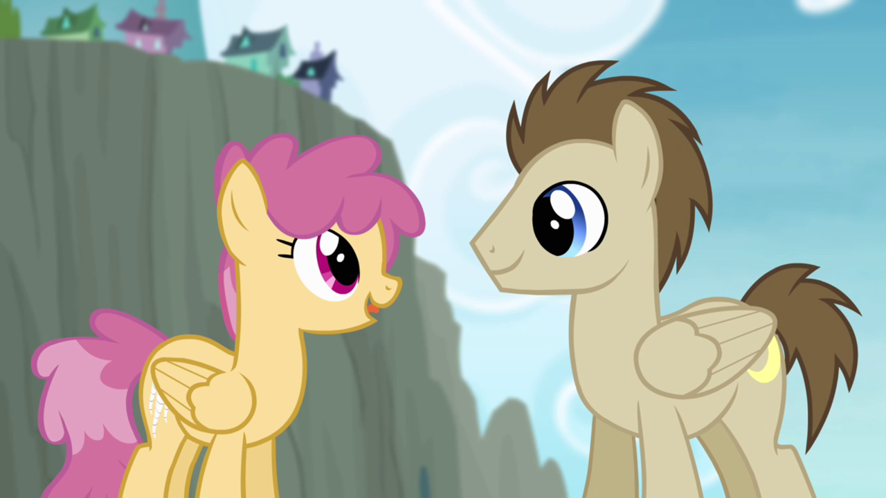 #2787458 - safe, screencap, crescent pony, dizzy twister, mane moon ...