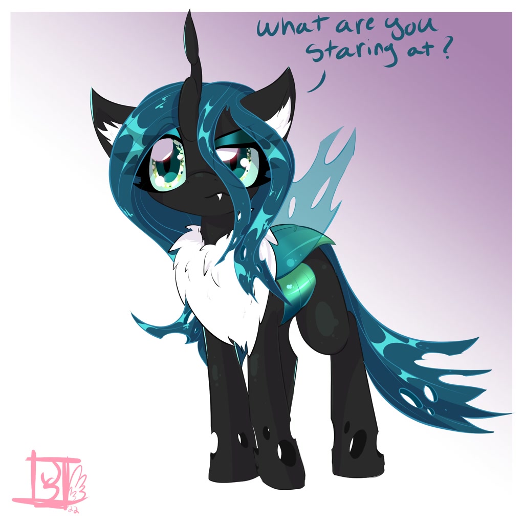 #2790178 - safe, artist:jubyskylines, queen chrysalis, changeling ...