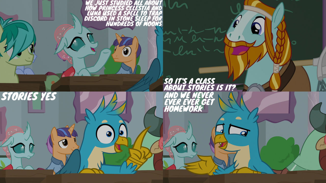 #2791846 - safe, edit, edited screencap, editor:quoterific, screencap, fine catch, gallus ...