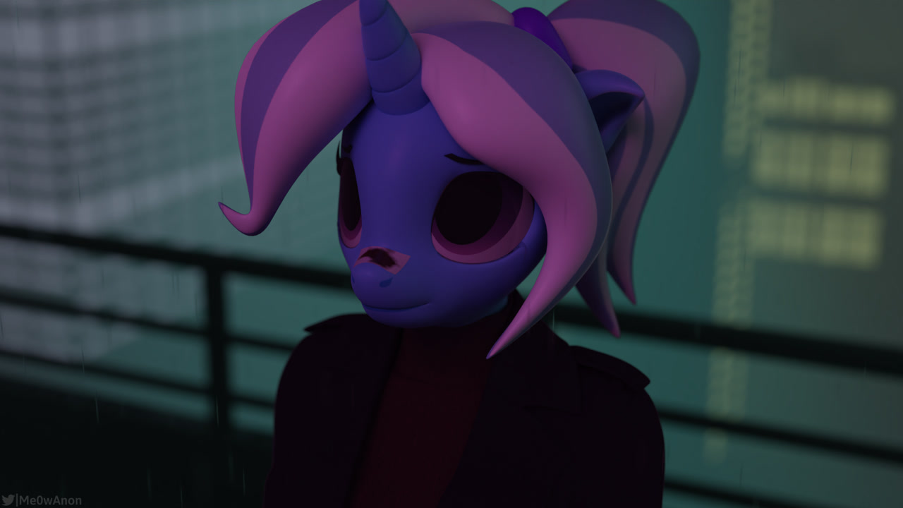 #2793618 - safe, artist:me0wanon, trixie, unicorn, anthro, g4, 3d ...