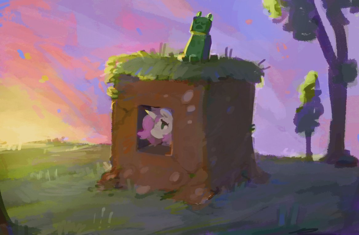 #2796001 - safe, artist:orchidpony, oc, oc only, pony, unicorn, creeper ...