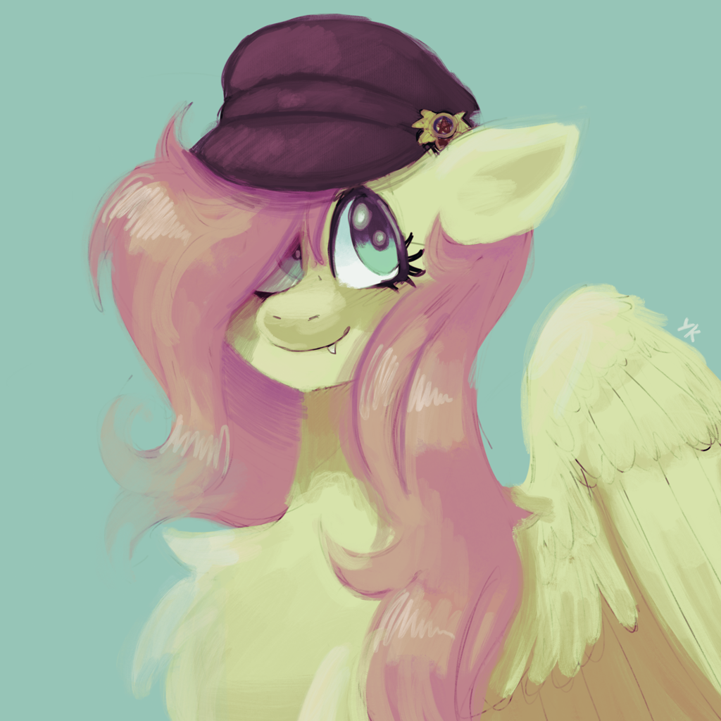 #2796108 - safe, artist:yumkandie, fluttershy, pegasus, pony, g4, bust ...
