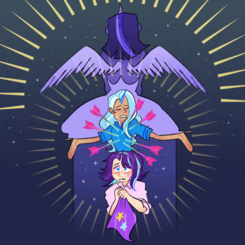 #2779150 - safe, artist:stevetwisp, starlight glimmer, trixie, twilight ...