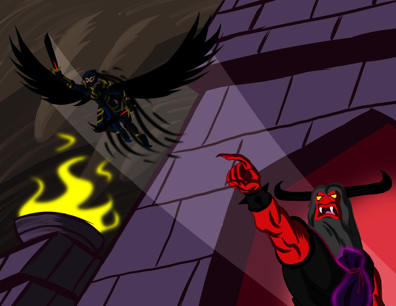 #2779708 - safe, artist:mardabas, lord tirek, tirac, oc, angel, bird ...