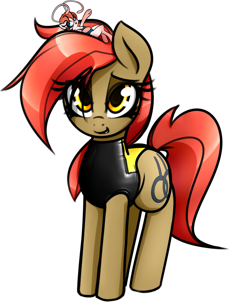 #2781082 - safe, artist:jetwave, artist:plaguemare, oc, oc only, oc:chip breeze, oc:dala vault ...