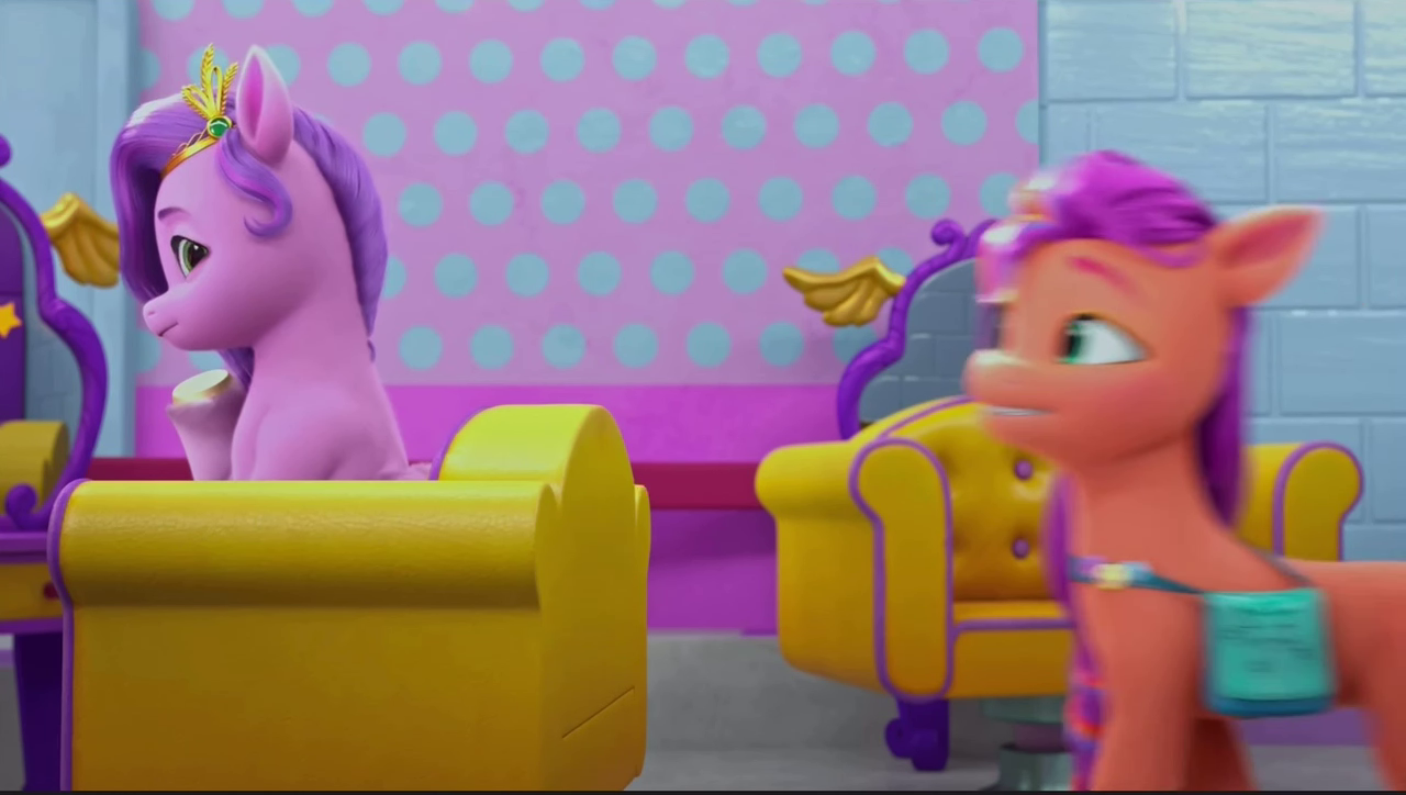 #2958188 - safe, screencap, pipp petals, queen haven, sunny starscout, zipp storm, earth pony ...