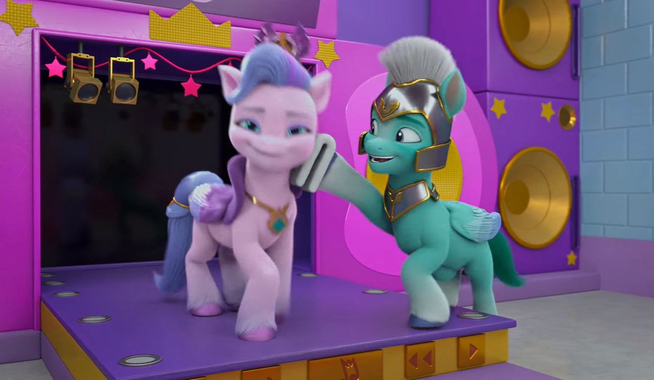 #2958563 - safe, screencap, queen haven, thunder flap, pegasus, pony ...