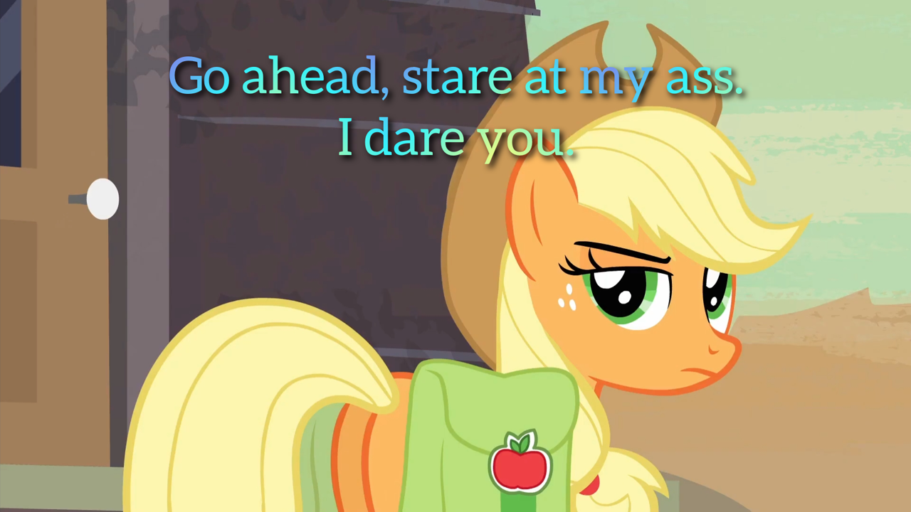 #2964422 - safe, edit, edited screencap, screencap, applejack, earth ...