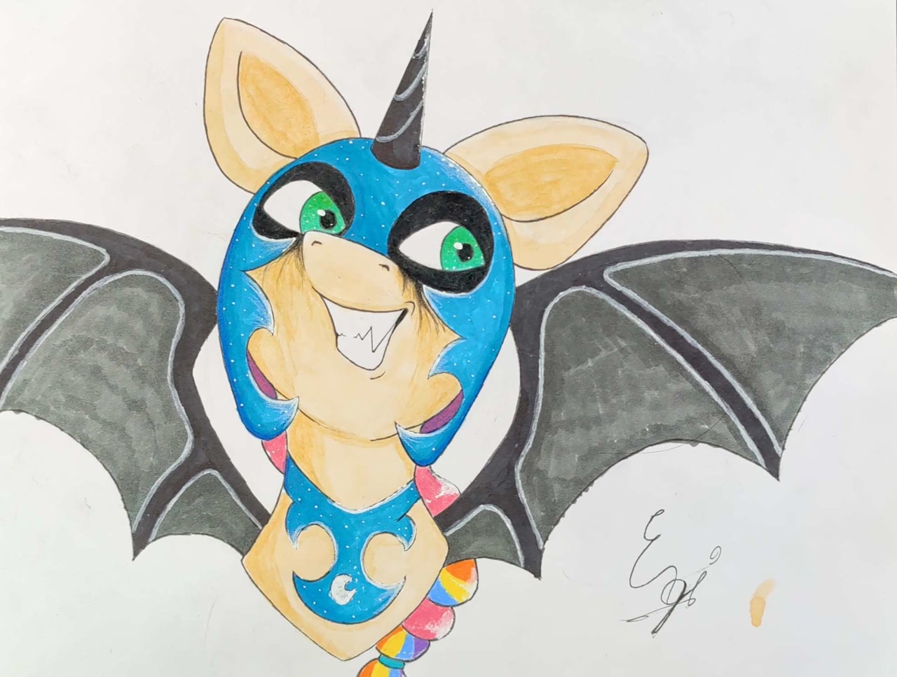 #2964468 - safe, artist:engi, nightmare moon, sunny starscout, earth ...