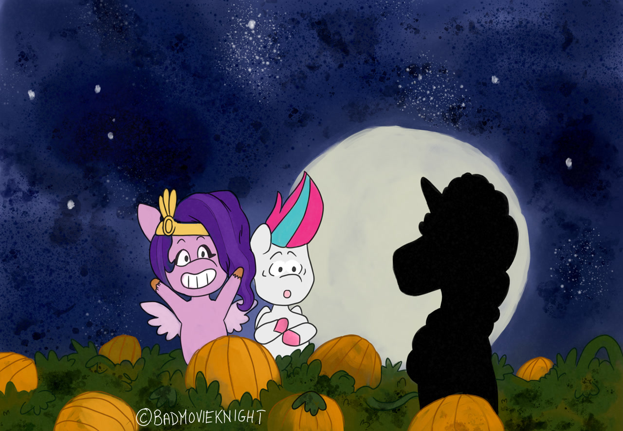 #2964742 - safe, artist:badmovieknight, pipp petals, zipp storm ...