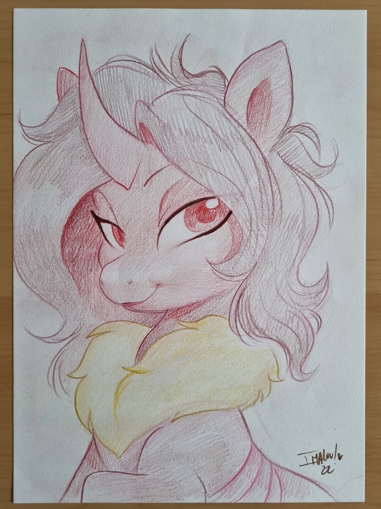 #2966874 - safe, artist:imalou, oc, oc only, oc:flechette, changeling ...