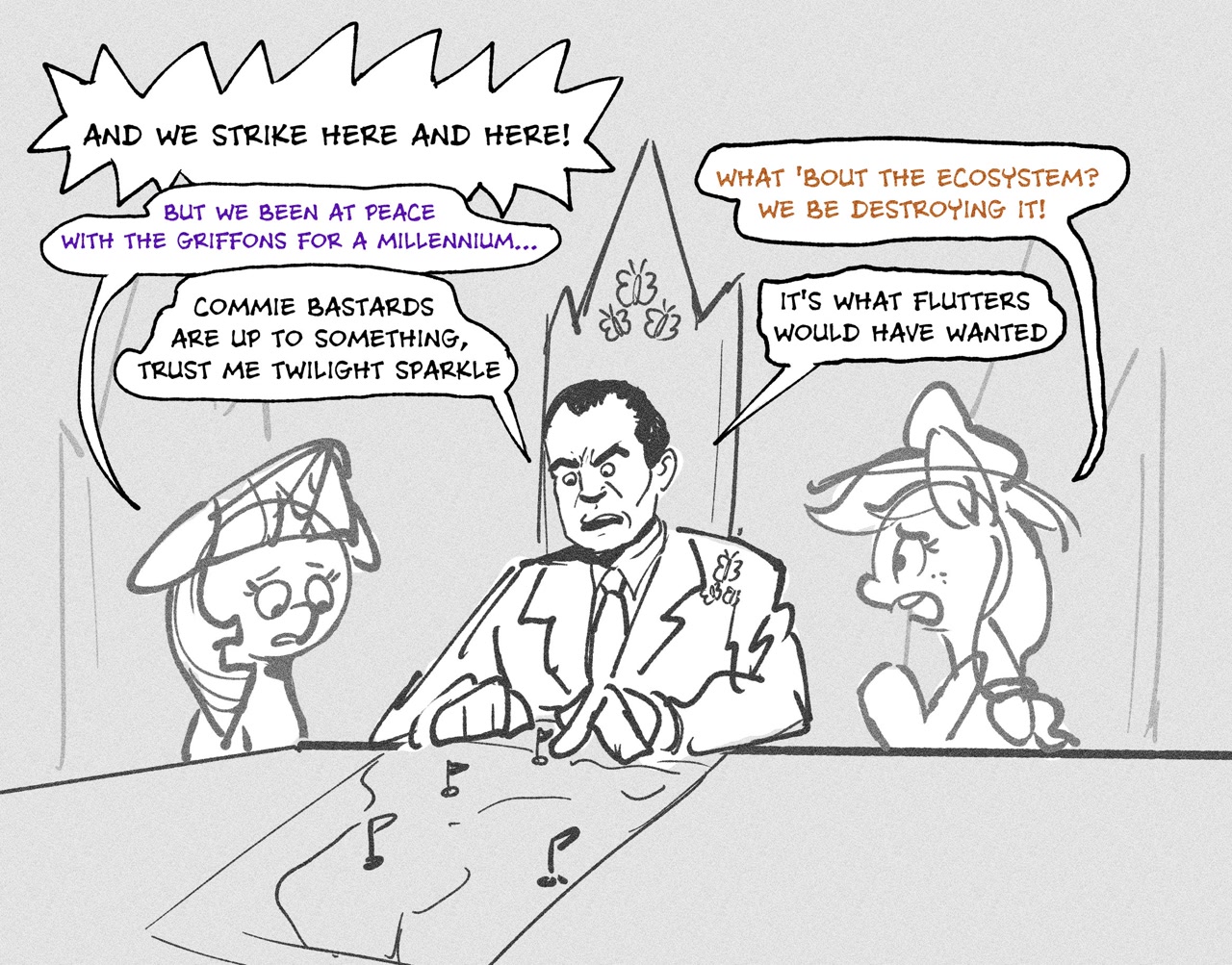 #2967584 - safe, artist:another_pony, applejack, twilight sparkle ...