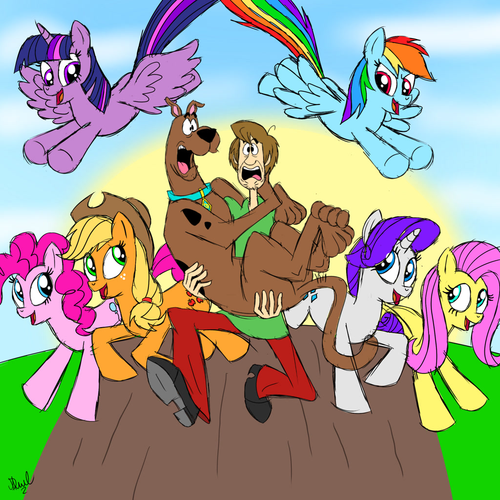 #2968065 - safe, artist:fanartist2020, applejack, fluttershy, pinkie ...