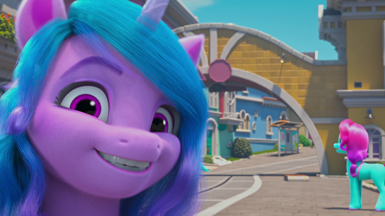 #2969256 - safe, screencap, izzy moonbow, jazz hooves, earth pony, pony ...