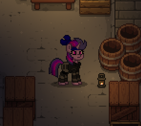 #2969413 - safe, twilight sparkle, pony, pony town, barrel, lantern ...