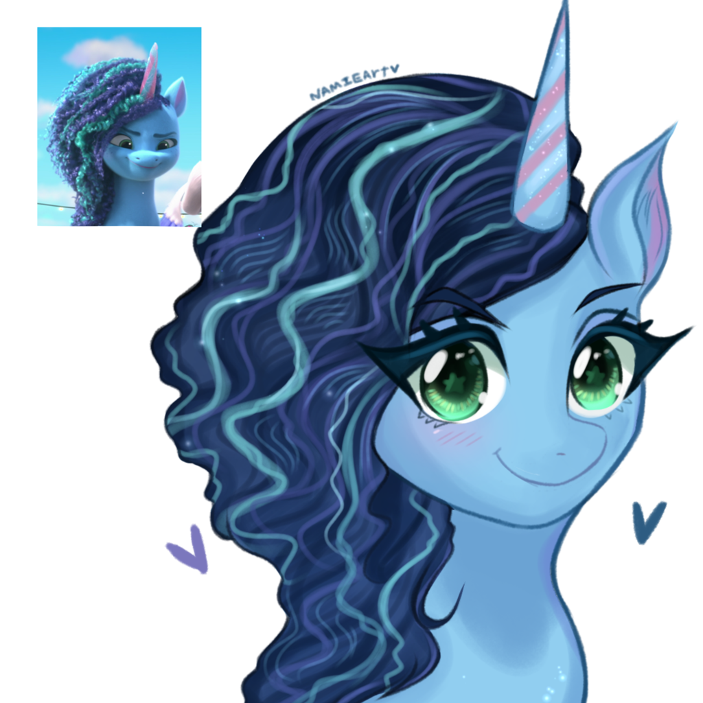 #2969535 - safe, artist:namieart, screencap, misty brightdawn, pony, unicorn, g5, hoof done it ...