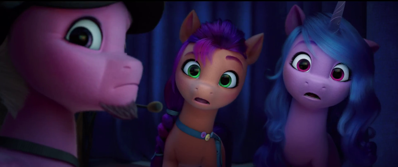 #2969997 - safe, screencap, izzy moonbow, ruddy sparks, sunny starscout ...