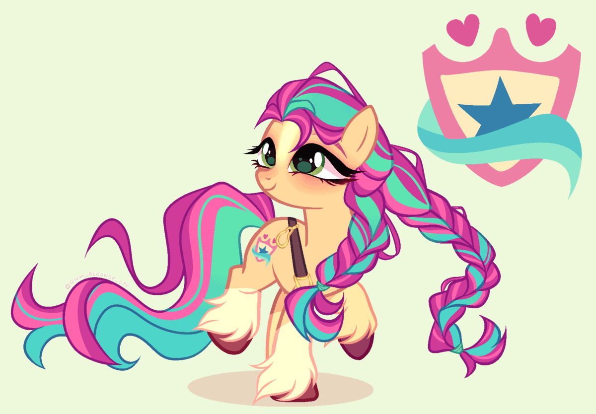 #2970105 - safe, artist:gihhbloonde, oc, earth pony, pony, animated ...