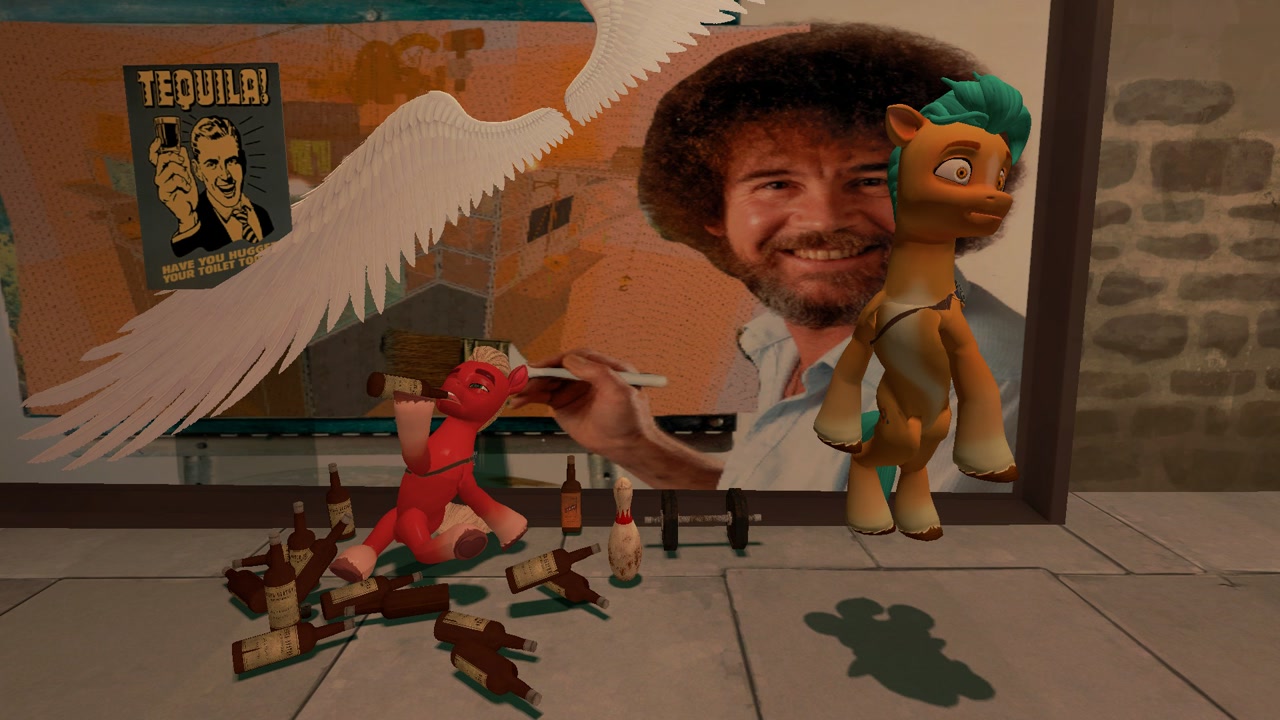 #2958814 - safe, artist:horsesplease, hitch trailblazer, sprout ...