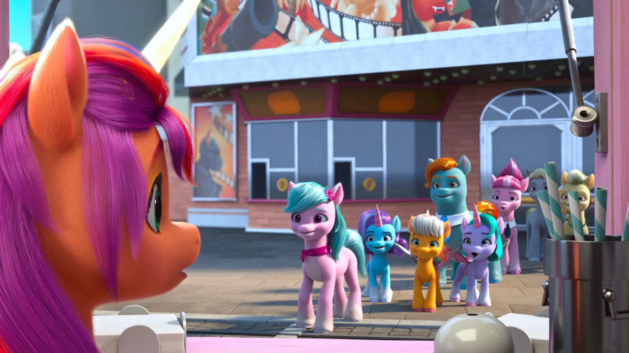 #2958867 - safe, screencap, dahlia, glory (g5), mayflower, peach fizz ...