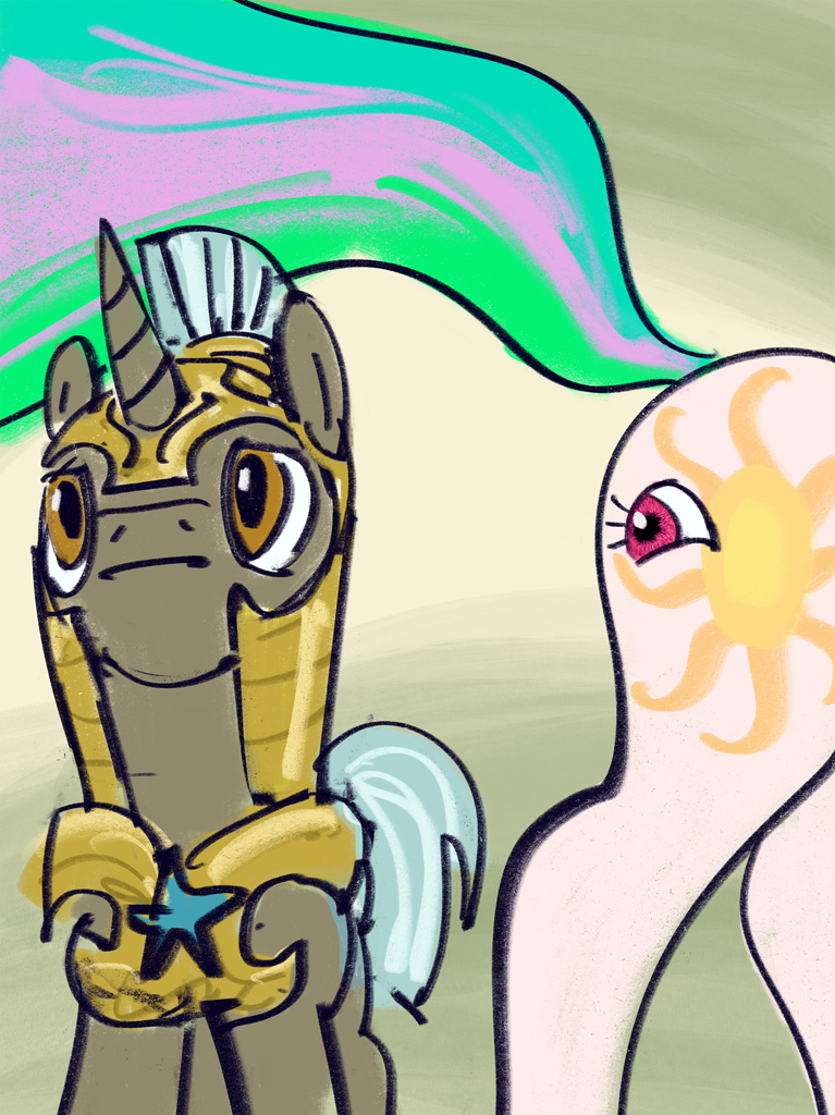 #2970843 - safe, artist:ja0822ck, princess celestia, pony, unicorn, g4, eye, eyes do not belong ...