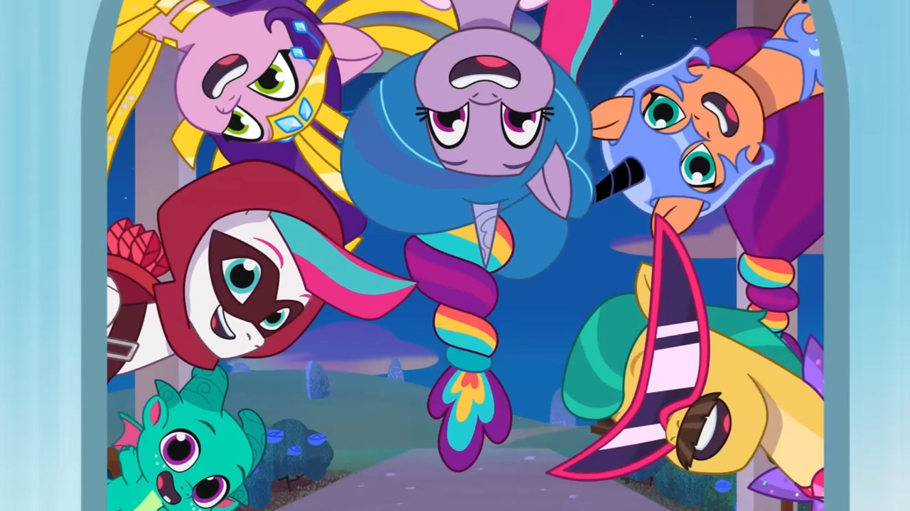 #2971208 - safe, screencap, hitch trailblazer, izzy moonbow, nightmare ...