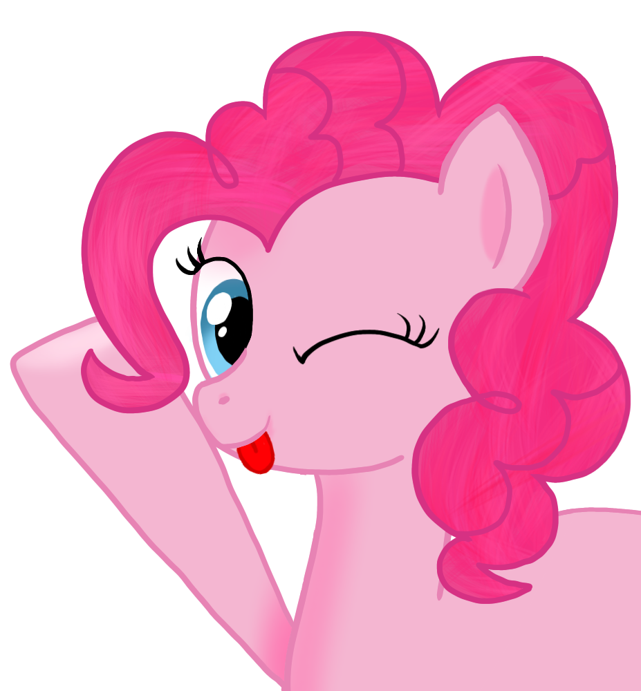 #2972022 - safe, artist:thread8, pinkie pie, :p, looking at you, one ...