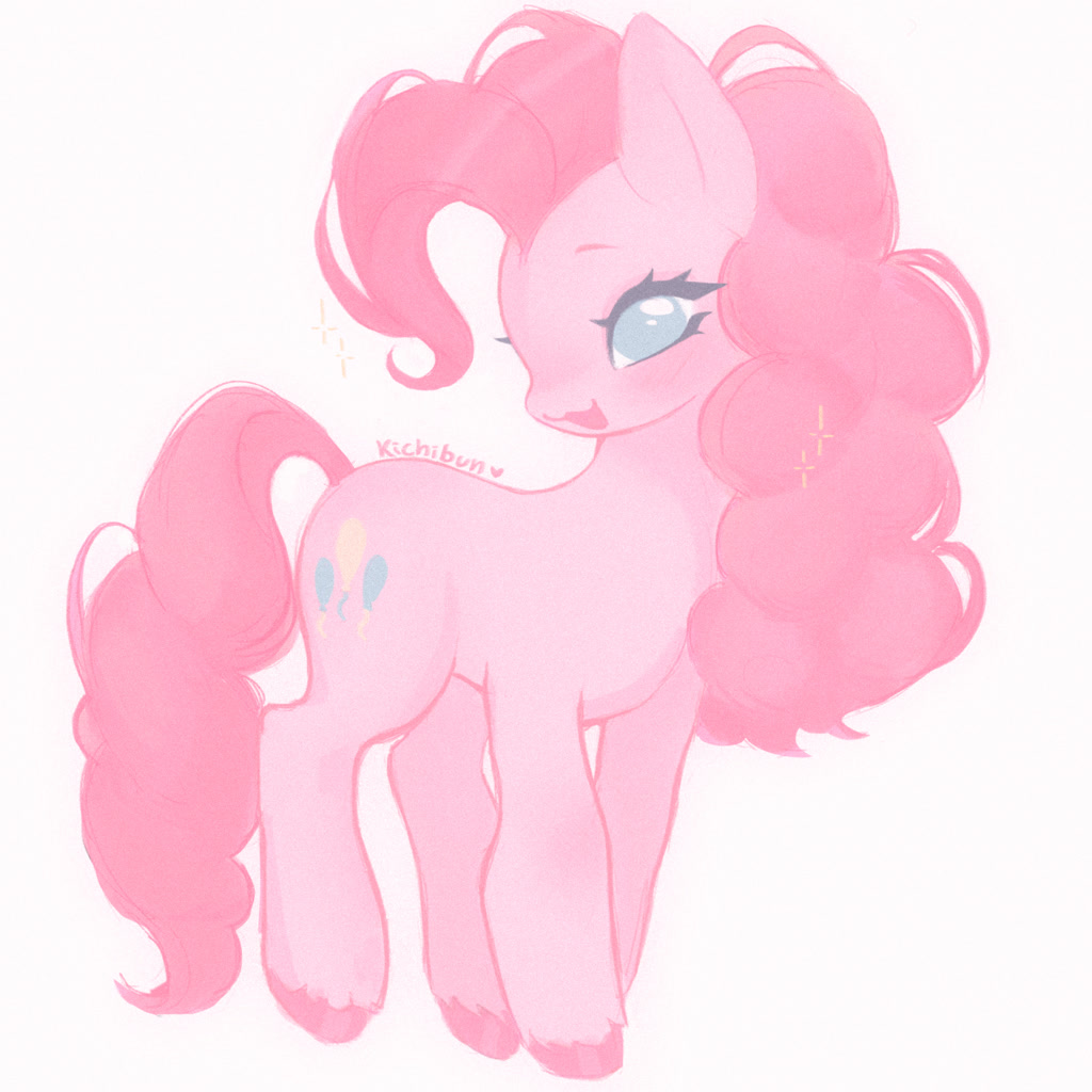 #2972704 - safe, artist:kichibun, pinkie pie, earth pony, pony, g4, :3 ...