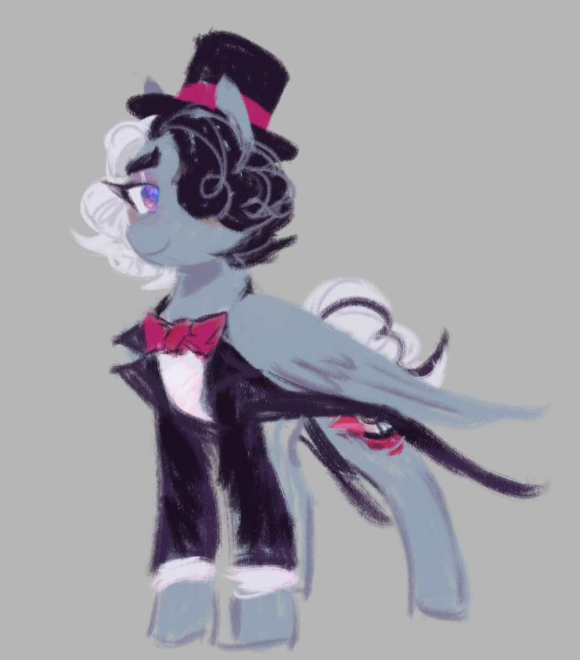 #2972767 - safe, artist:geonid, oc, oc:silentsky, pegasus, pony, curly ...