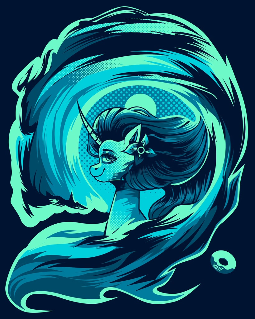 #2973578 - safe, artist:poxy_boxy, earth pony, pony, bust, female ...