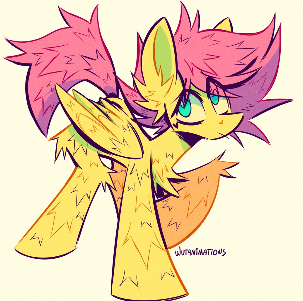 #2973723 - safe, artist:wutanimations, pony, chest fluff, fluffy, not ...