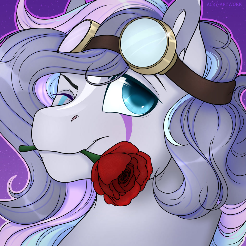 #2975954 - safe, artist:acry-artwork, oc, oc only, pony, goggles, solo ...