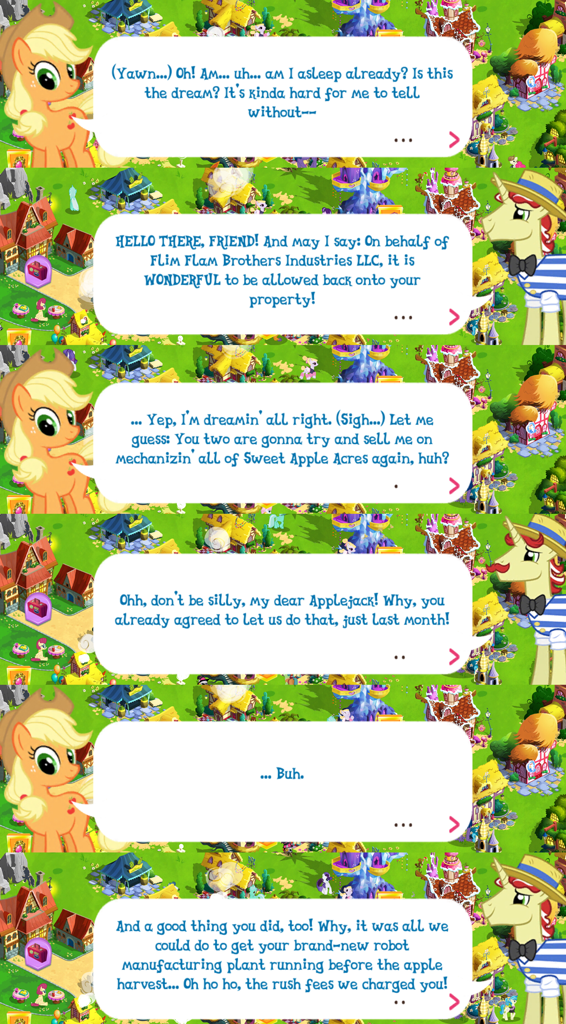 #2976001 - safe, gameloft, allie way, applejack, featherweight, flam ...