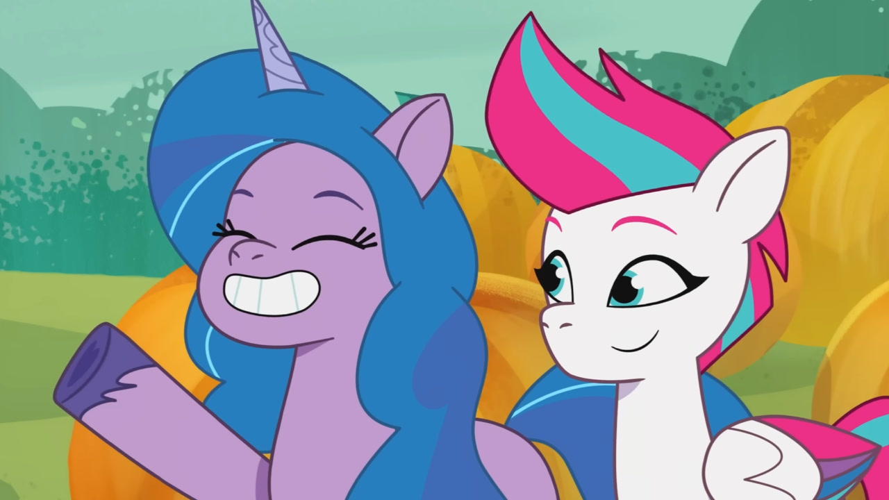 #2976156 - safe, screencap, izzy moonbow, zipp storm, pegasus, pony ...