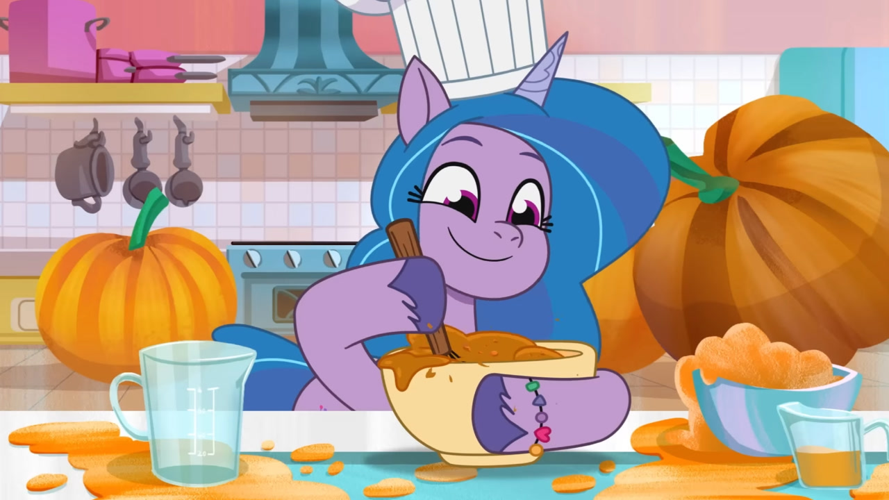 #2976189 - safe, screencap, izzy moonbow, pony, unicorn, filly filling ...