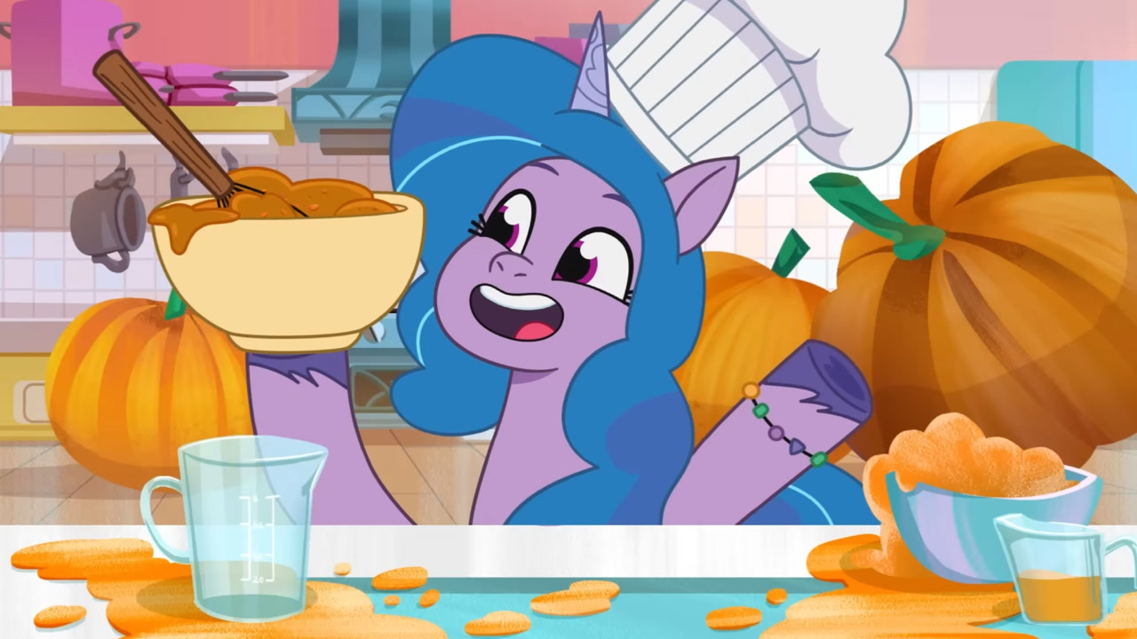 #2976191 - safe, screencap, izzy moonbow, pony, unicorn, filly filling ...