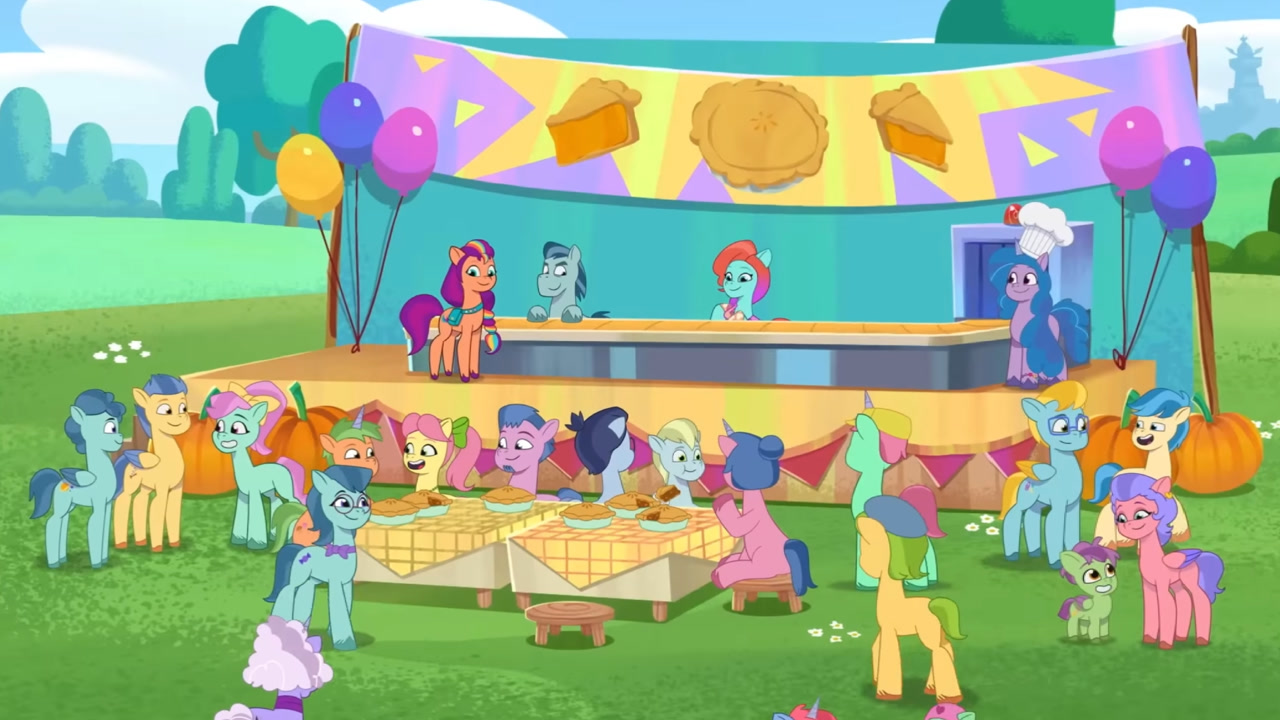 #2976202 - safe, screencap, alpine aspen, cherry flyaway, cherry prancer, clapboard snap ...