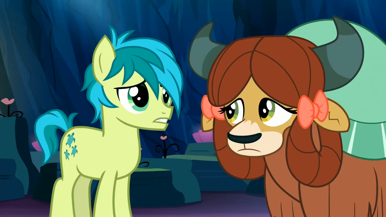 #2959470 - safe, screencap, sandbar, yona, earth pony, pony, yak, g4 ...