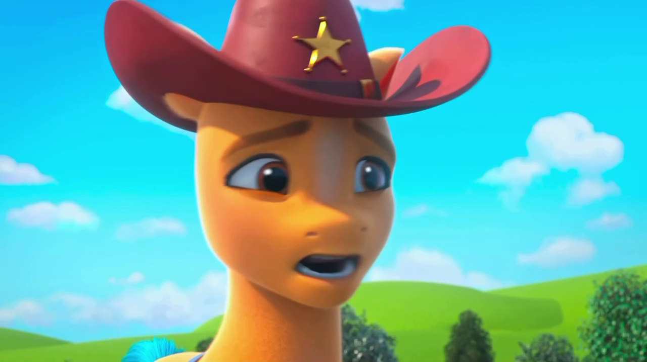 #2959798 - safe, screencap, hitch trailblazer, izzy moonbow, pipp ...