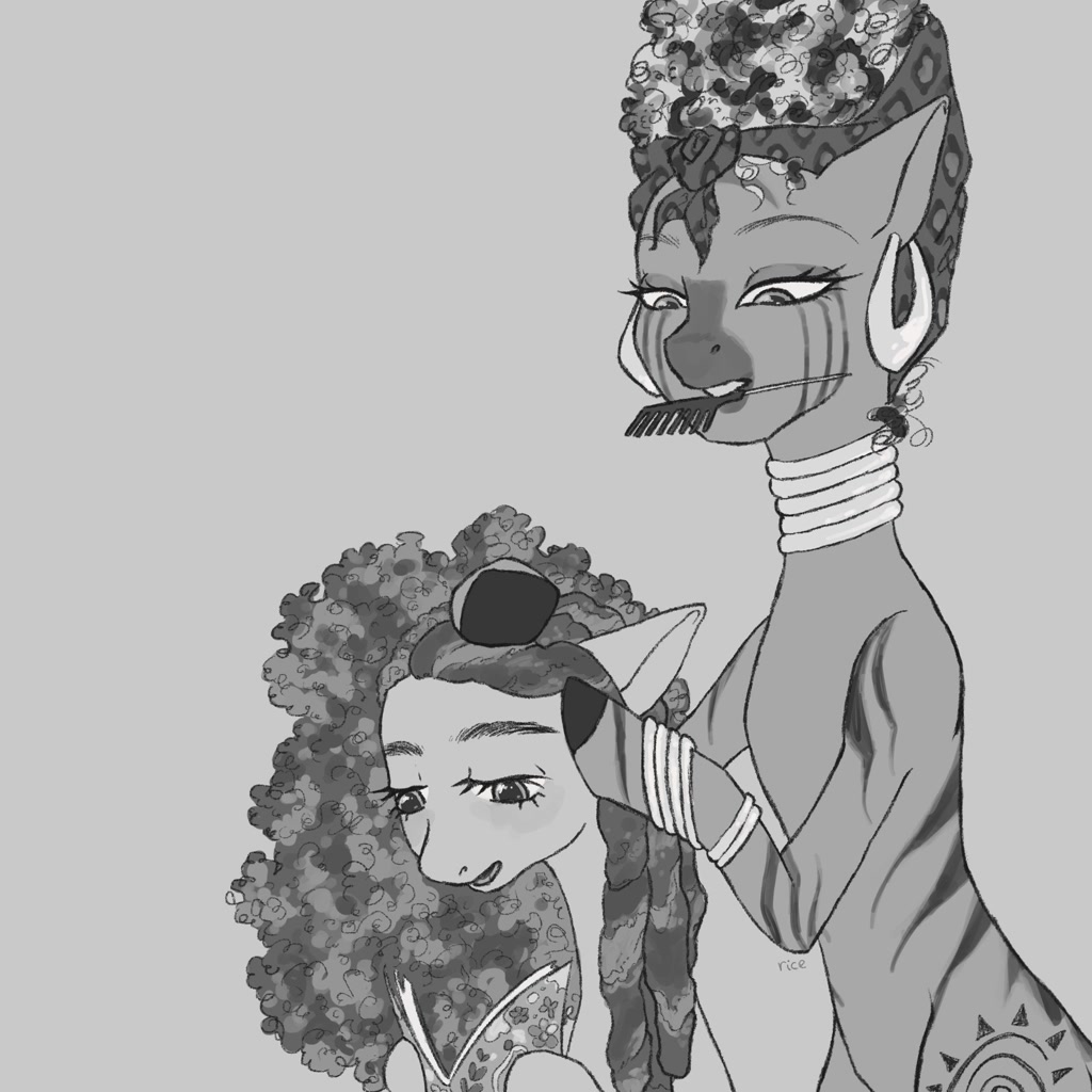 #2976949 - safe, artist:riceflowers_art, tree hugger, zecora, earth ...
