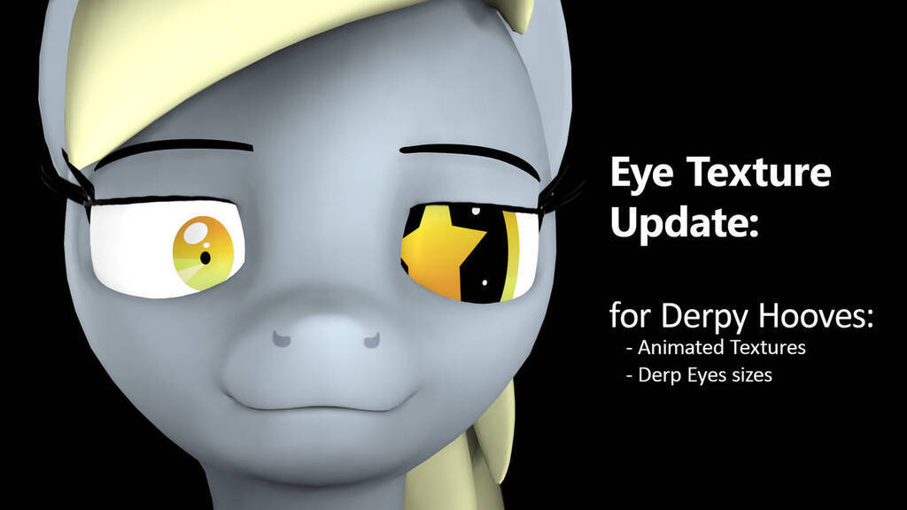 #2977700 - safe, derpy hooves, pony, g4, 3d, dilated pupils, shrunken ...