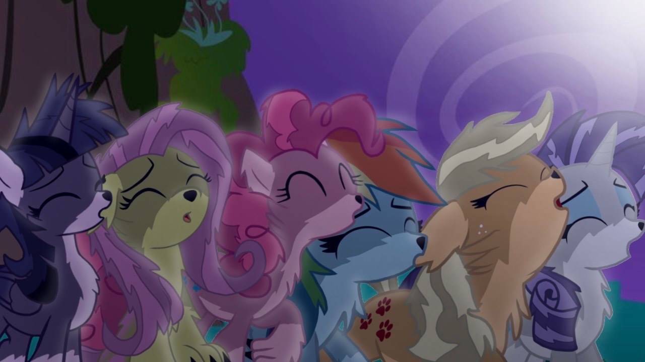 #2978378 - safe, artist:bluemario11, applejack, fluttershy, pinkie pie ...