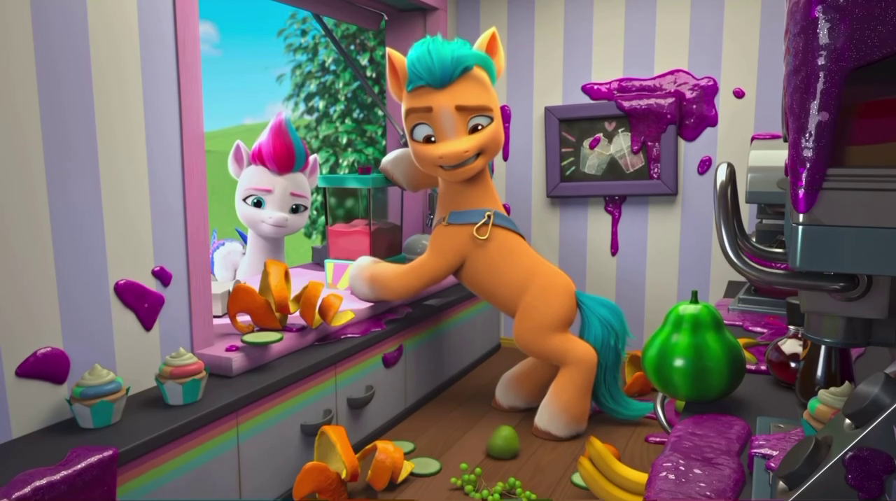 #2960174 - safe, screencap, dahlia, golden waves, hitch trailblazer ...