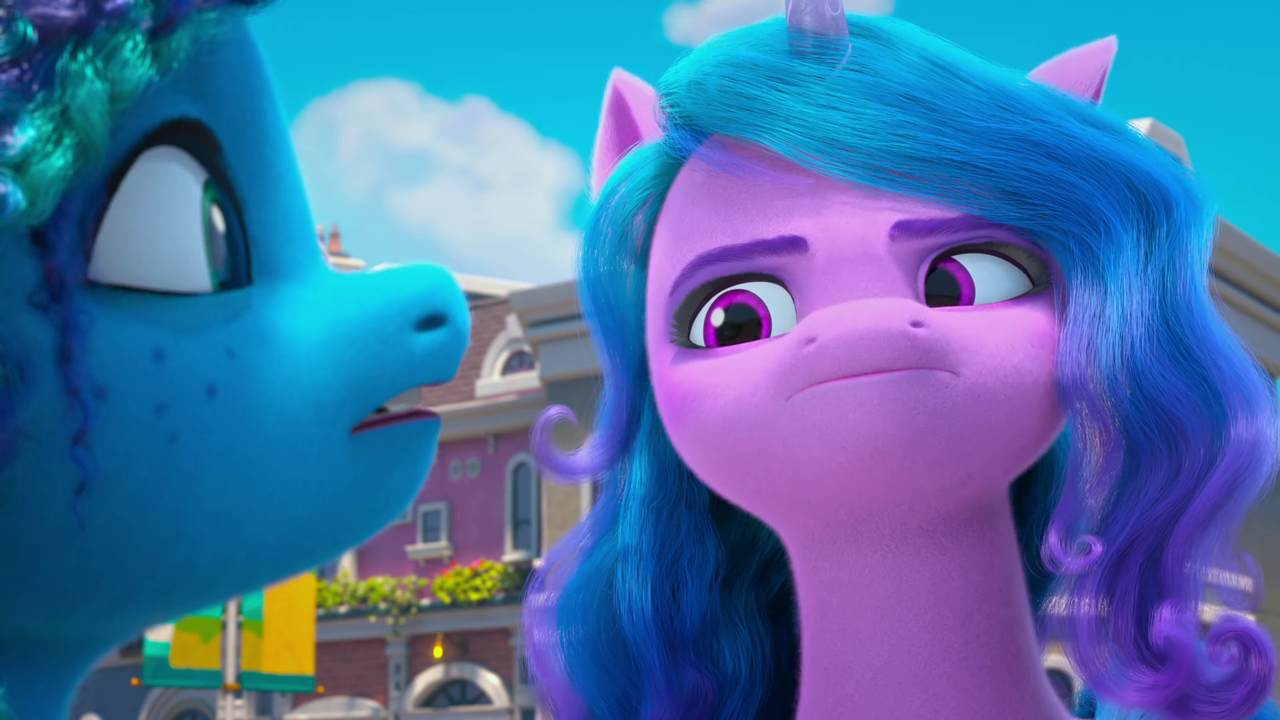 #2960353 - safe, screencap, izzy moonbow, misty brightdawn, pony, unicorn, g5, my little pony ...