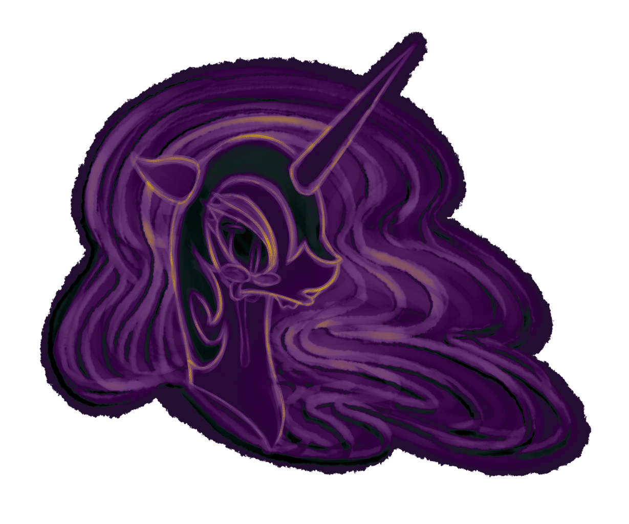 #2960529 - safe, artist:sile-animus, nightmare moon, crying, simple ...