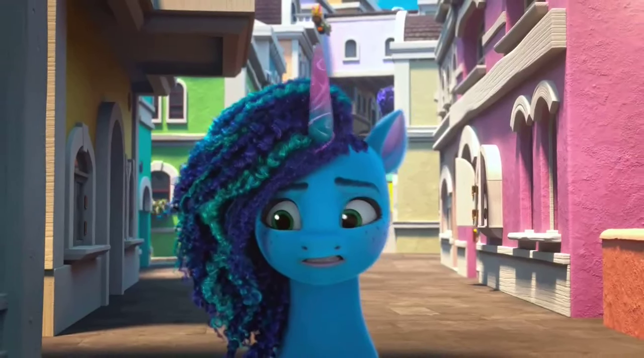 #2960630 - safe, screencap, izzy moonbow, misty brightdawn, sparky sparkeroni, pony, unicorn, g5 ...